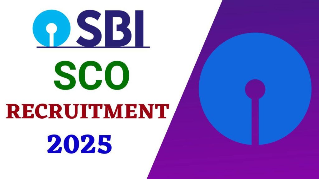 SBI Bank SCO Recruitment 2025 Notification Out