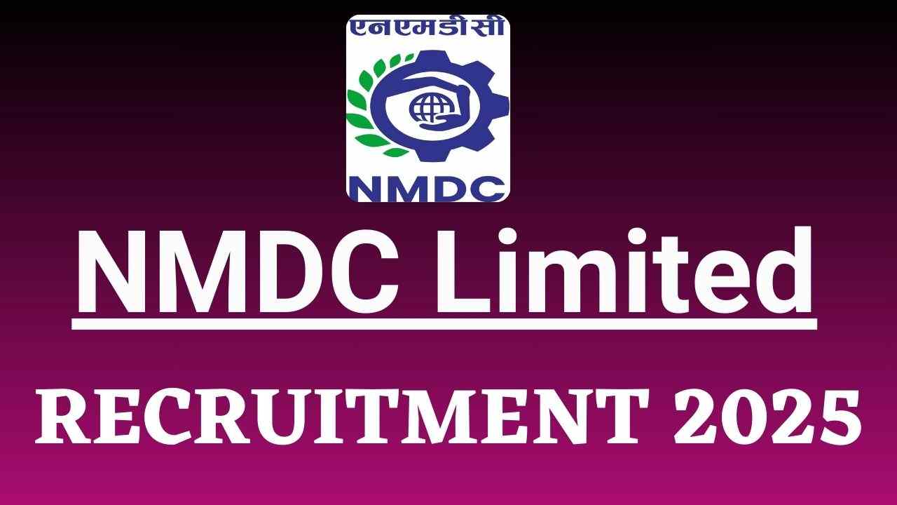 NMDC Recruitment 2025 Notification Out for Trainee 995 Posts